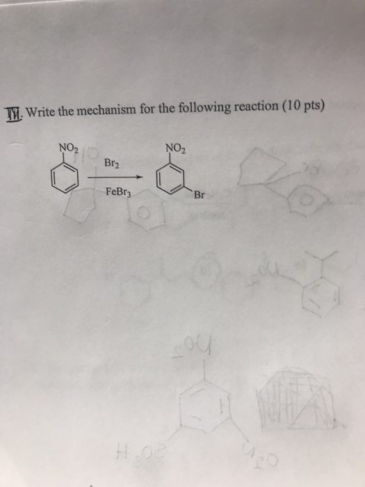 Solved Write the mechanism for the following reaction (10 | Chegg.com