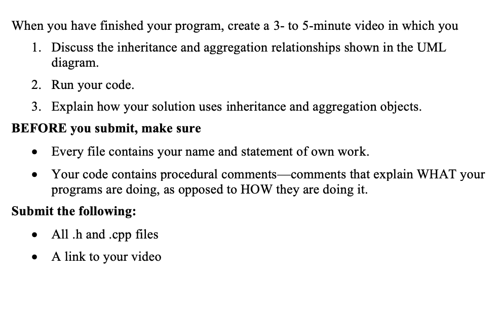 Solved The purpose of this assignment is to assess your | Chegg.com