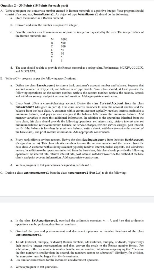 Solved Question 2 - 30 Points: Write a program that converts | Chegg.com
