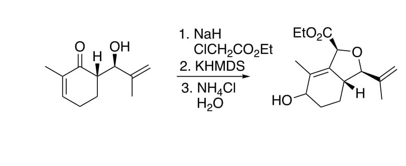 Solved 1. NaH Eto2C CICH2CO2Et 2. KHMDS 3. NH4CI H20 | Chegg.com