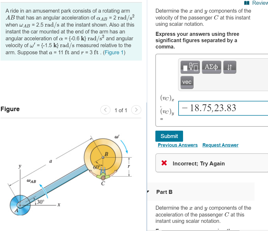 Solved A ride in an amusement park consists of a rotating | Chegg.com