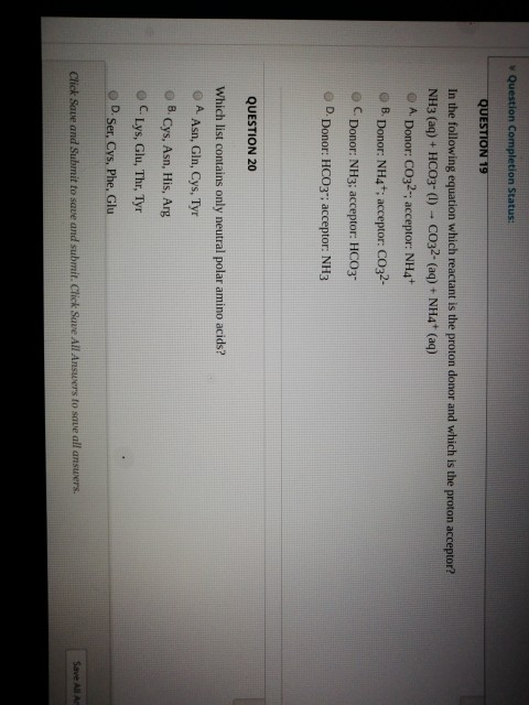 Solved v Question Completion Status: QUESTION 19 In the | Chegg.com