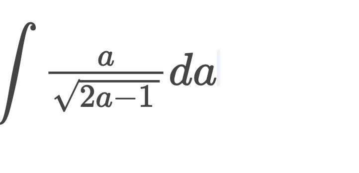 Solved a da 2a-1 | Chegg.com