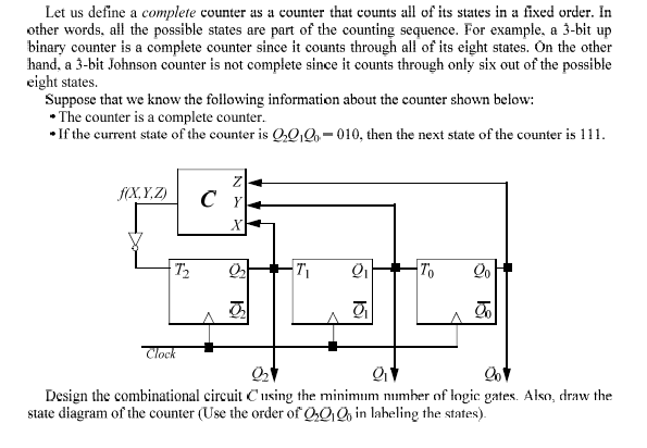 Solved Let us define a complete counter as a counter that | Chegg.com
