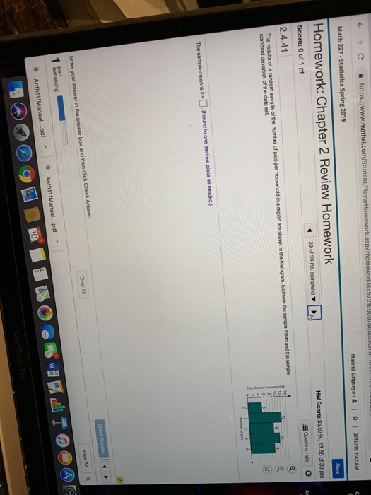 Solved Homework: Chapter 2 Review Homework Score: 0 of 1 pt | Chegg.com