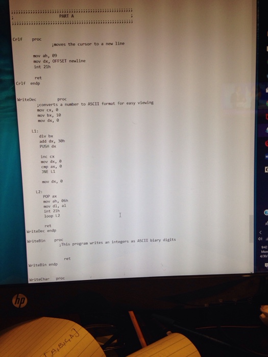 Assembly language program is incomplete need: | Chegg.com