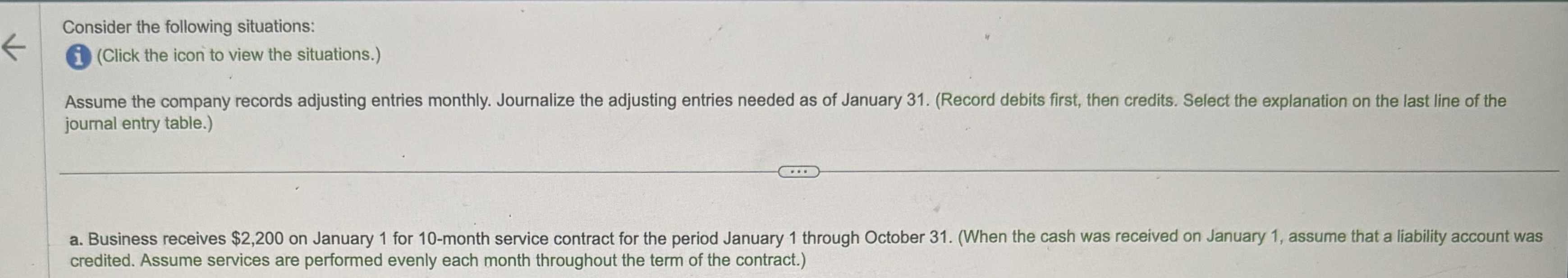 Solved Consider the following situations:(Click the icon to | Chegg.com