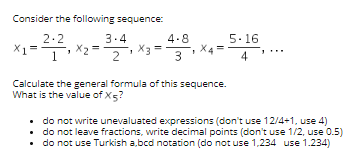 Solved Consider the following sequence: 2.2 3.4 4.8 X1 = 2 3 | Chegg.com