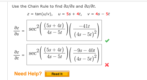 Solved Use the Chain Rule to find ∂z/∂s and ∂z/∂t | Chegg.com