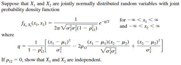 Solved Suppose that X1 and X2 are jointly normally | Chegg.com