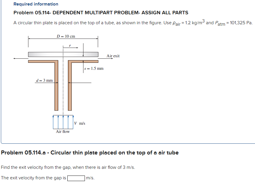 Solved Required information Problem 05.114- DEPENDENT | Chegg.com
