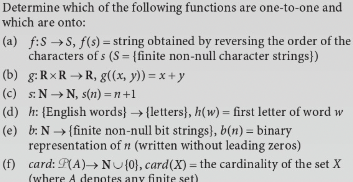 Solved Determine which of the following functions are | Chegg.com