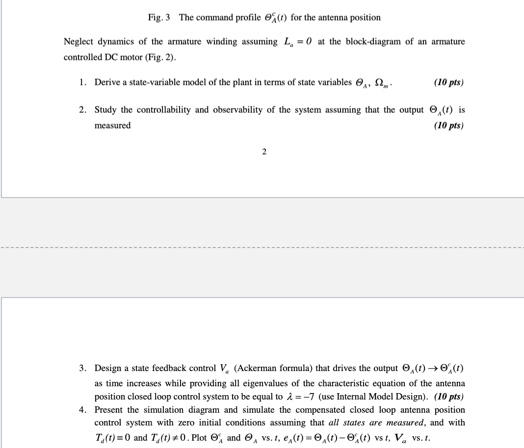 Return by November 25, 2019 “State Variable Control | Chegg.com