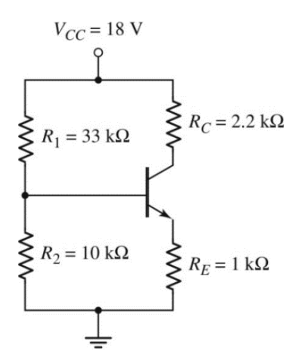 Solved For the BJT amplifier, determine IB,IC,VC. ﻿For the | Chegg.com