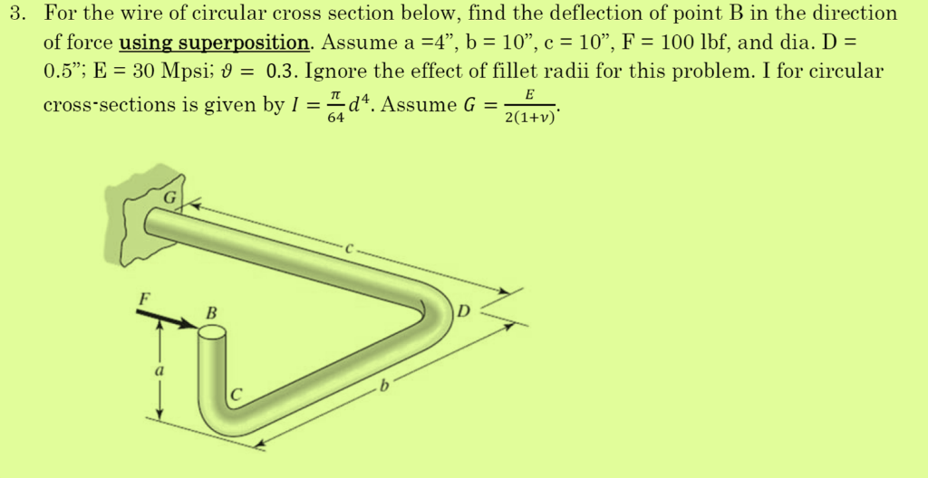 Solved 3. For the wire of circular cross section below, find | Chegg.com