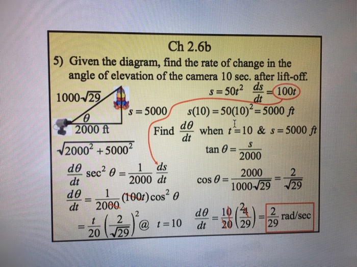 Solved Given the diagram, find the rate of change in the | Chegg.com