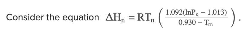 Solved The latent heat of vaporization for n-pentane at 25°C | Chegg.com