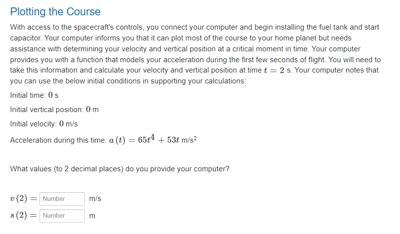 Solved With access to the spacecraft's controls, you connect | Chegg.com