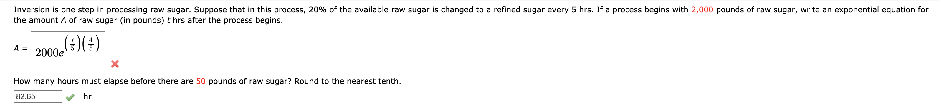 Solved Inversion is one step in processing raw sugar. | Chegg.com