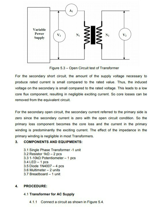 YOU NEED TO SUBMIT THE LAB REPORT (EXPERIMENT 3) AT | Chegg.com