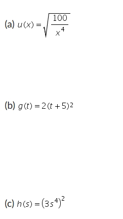 Solved Which of the following are power functions? For each | Chegg.com