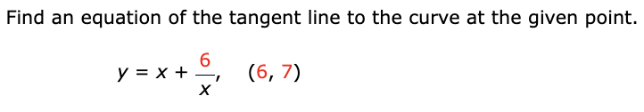 Solved Find the equation of the tangent line to the curve at | Chegg.com