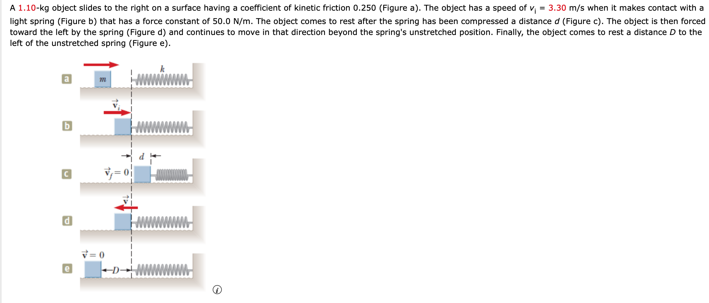 Solved A 1.10−kg object slides to the right on a surface | Chegg.com