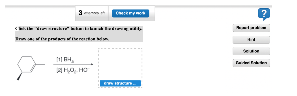 Solved 2 3 attempts let Check my work Report problem Click | Chegg.com
