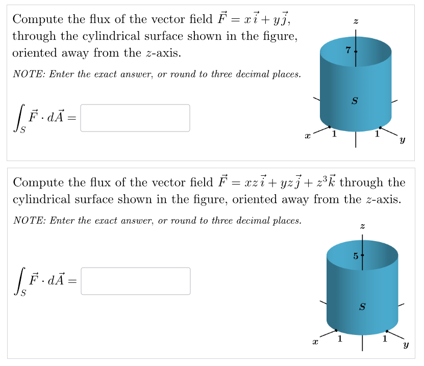 Solved Compute the flux of the vector field F=xi+yj, through | Chegg.com