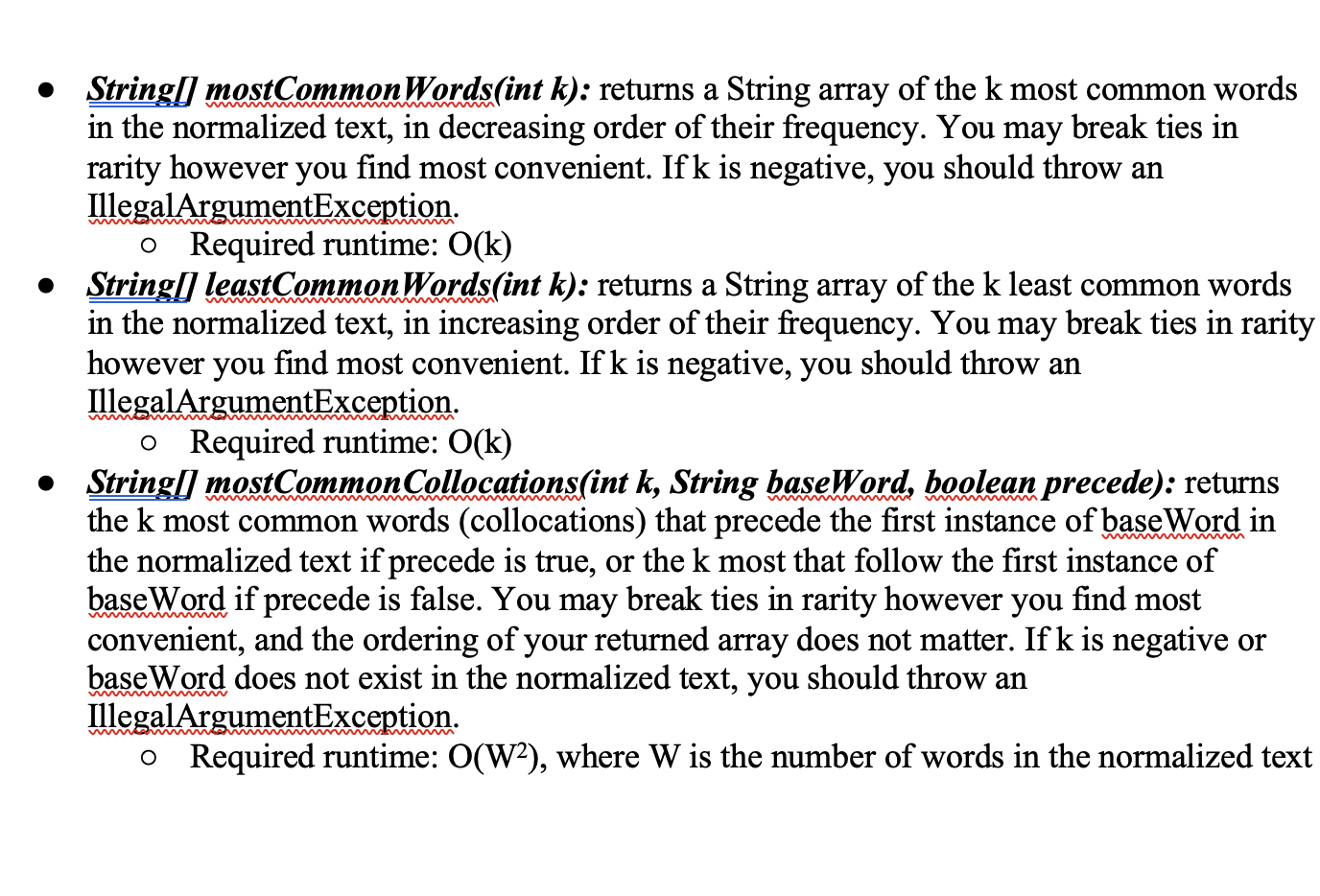 Solved VordStat Vrite a class 'WordStat' class that will be | Chegg.com