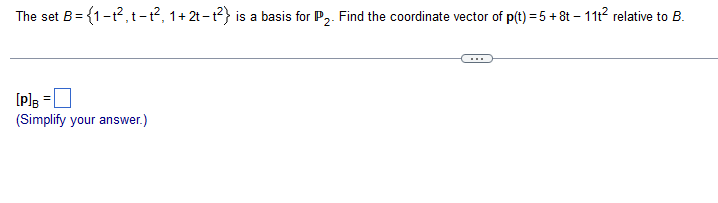 Find the vector x determined by the given coordinate | Chegg.com