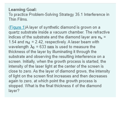 Solved Learning Goal To Practice Problem Solving Strategy Chegg