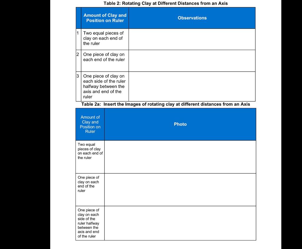 Solved EXPERIMENT 2: ROTATING RULER Understanding moments of | Chegg.com