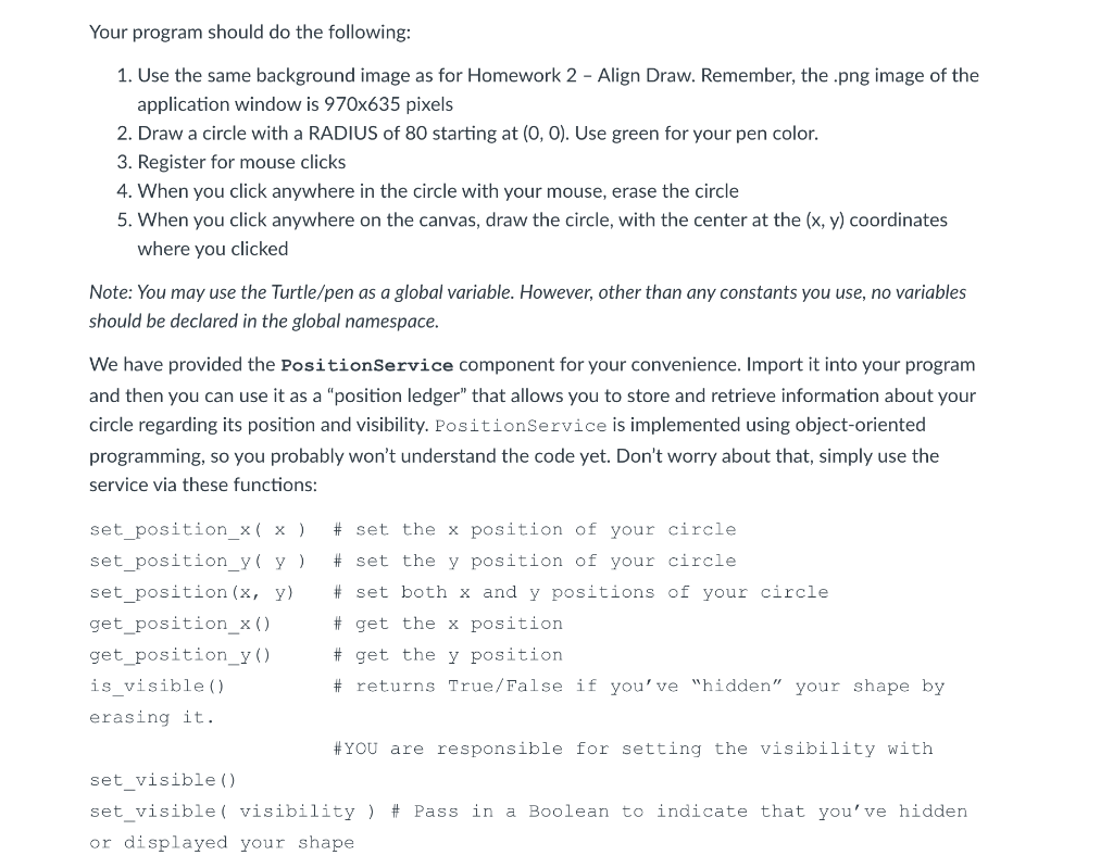 Your program should do the following: 1. Use the same | Chegg.com