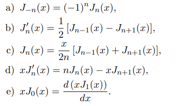 Solved Starting from the integral form, show that the Bessel | Chegg.com