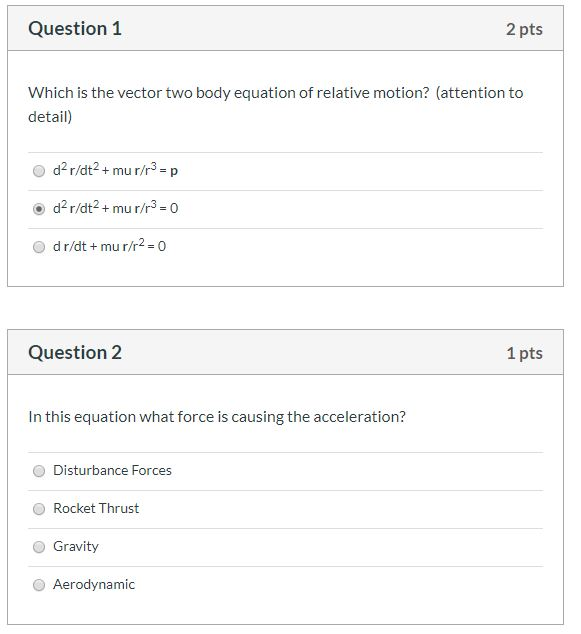 Solved What is causing the acceleration in the two-body | Chegg.com