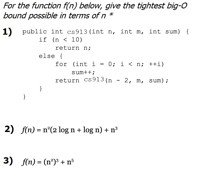 Solved Answer Choices On05 Olog N On Log Log 8448