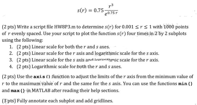Solved The Programing Language Is Matlab Write A Script 7011