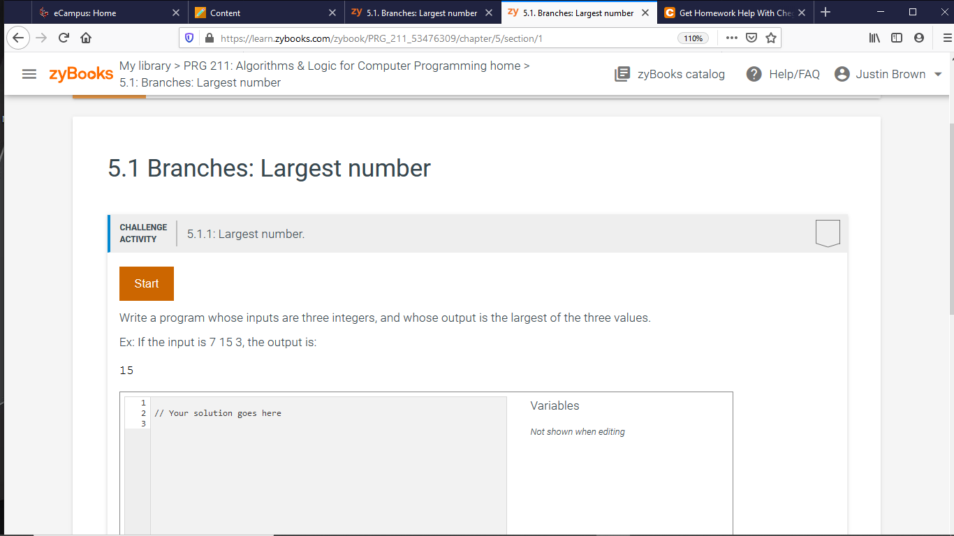 Solved: ECampus: Home X Content X Zy 5.1. Branches: Larges... | Chegg.com Solved: ECampus: Home X Content X Zy 5.1. Branches: Larges... | Chegg.com