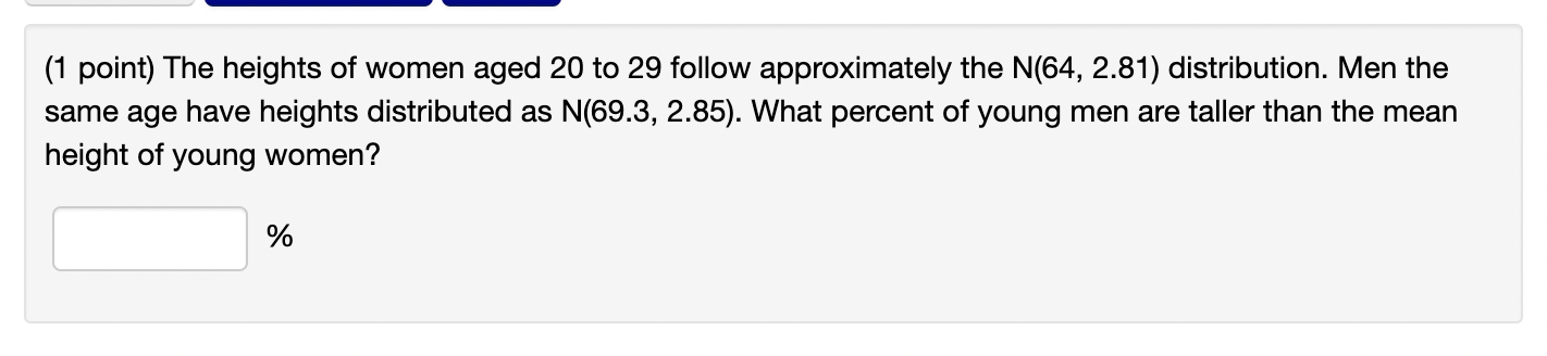 Solved (1 point) Scores on a certain intelligence test for | Chegg.com