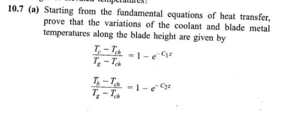 Solved 10.7 (a) Starting from the fundamental equations of | Chegg.com