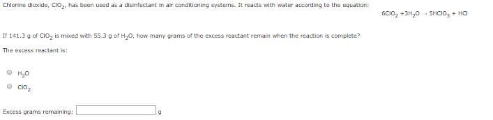 Solved Chlorine dioxide, CIO, has been used as a | Chegg.com