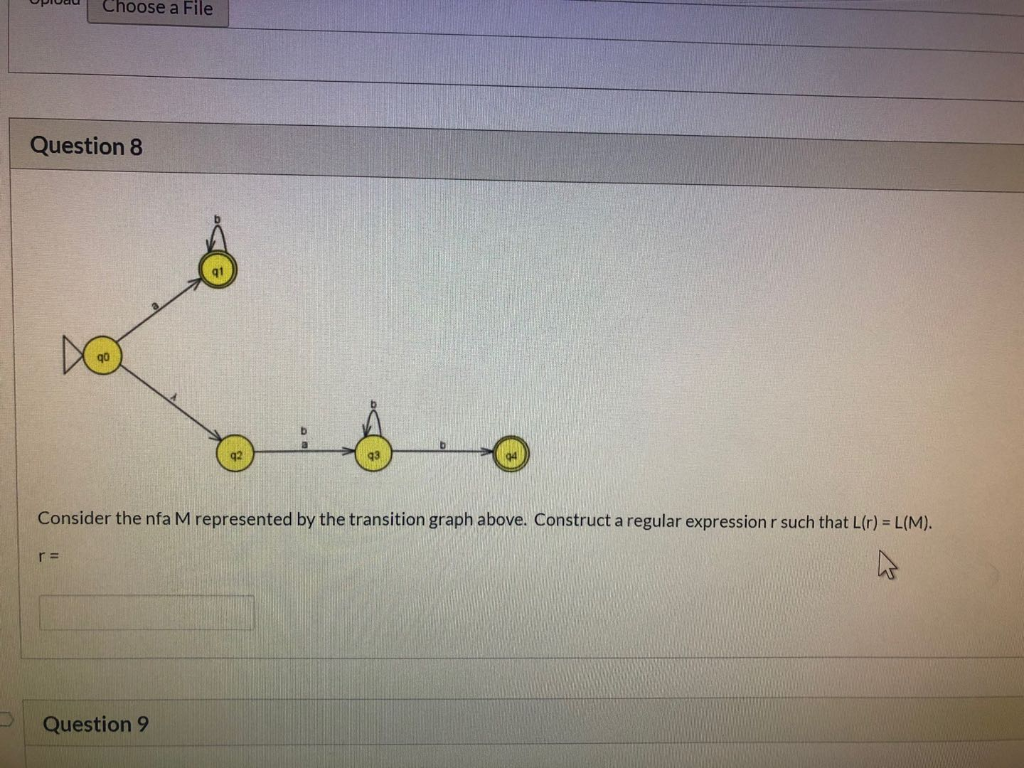 Solved Consider the NFA M represented by the graph above, | Chegg.com