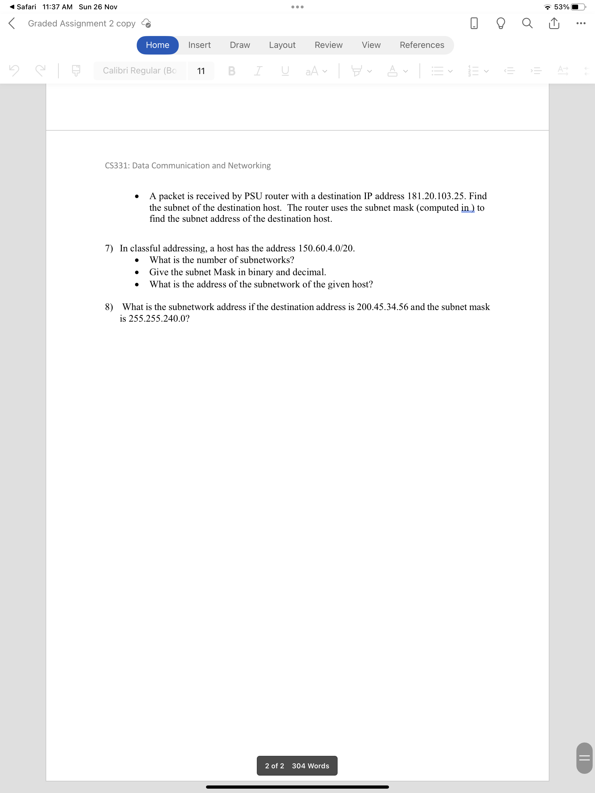 Solved CS331: Data Communication and NetworkingA packet is | Chegg.com