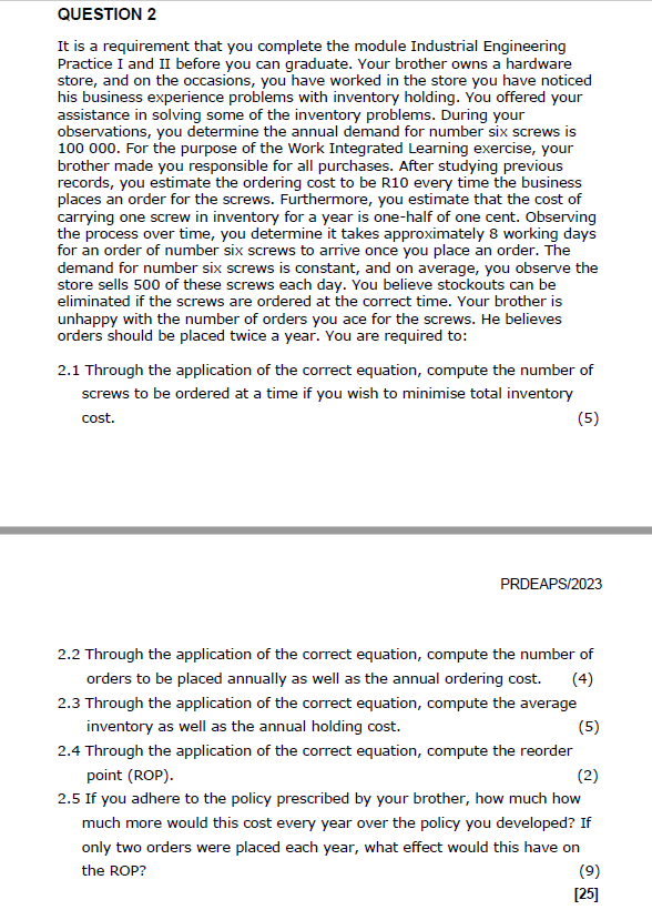 Solved Question | Chegg.com