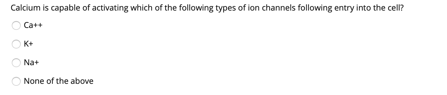 Solved Calcium is capable of activating which of the | Chegg.com