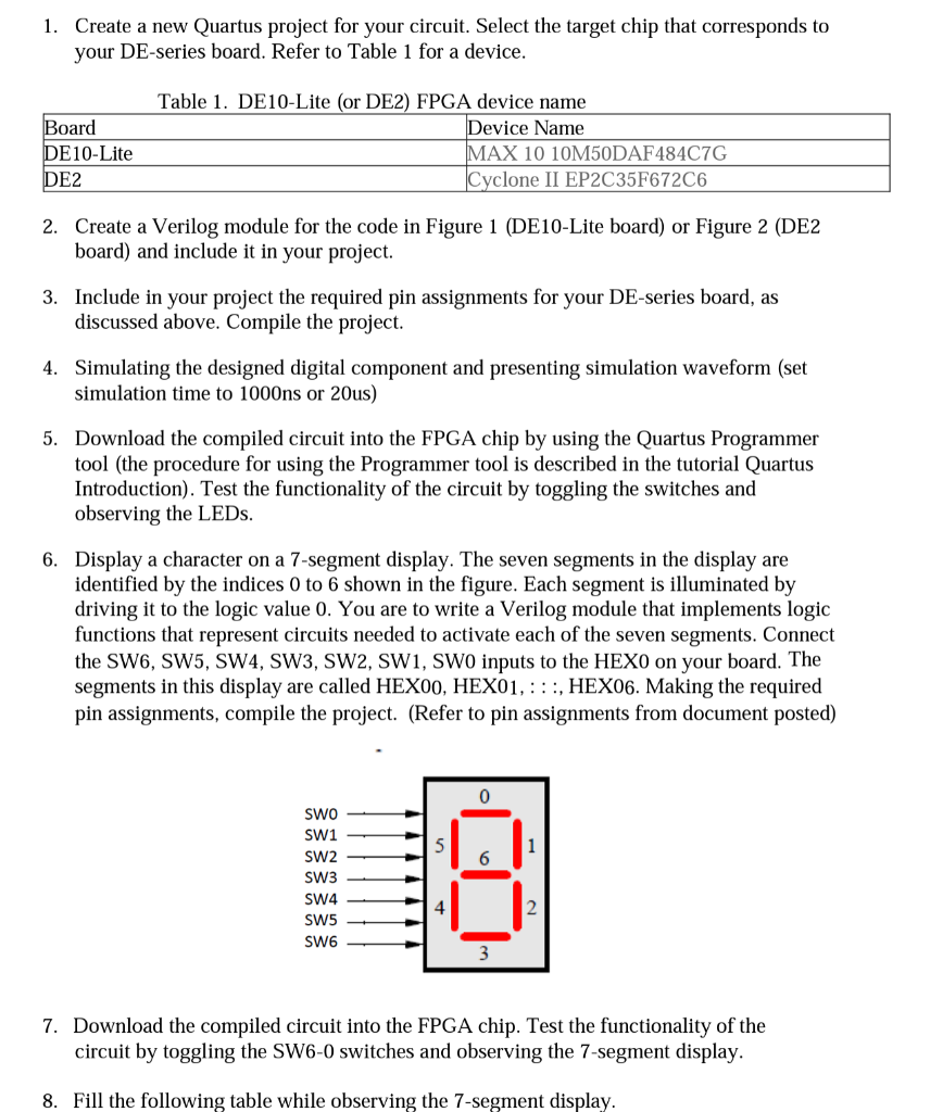 Solved I need help ASAP, please. using Quartus II and DE2 | Chegg.com