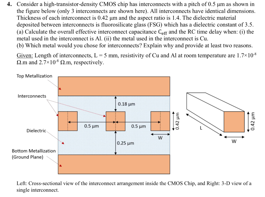4. Consider a high-transistor-density CMOS chip has | Chegg.com 4. Consider a high-transistor-density CMOS chip has | Chegg.com