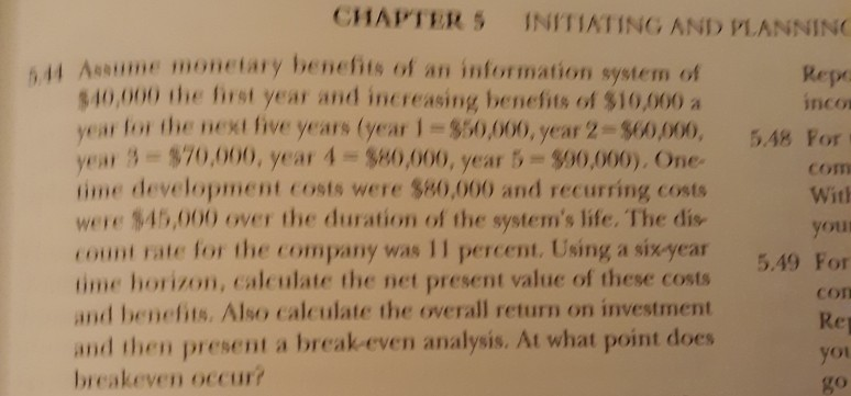 Solved CHAPTER INITIATING AND VLANNING 14 Assume monetary | Chegg.com