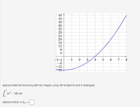 Solved Approximate the following definite integral using | Chegg.com
